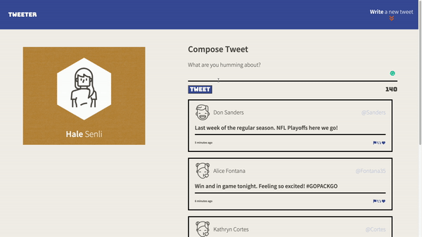 GitHub - egesenli/tweeter-project