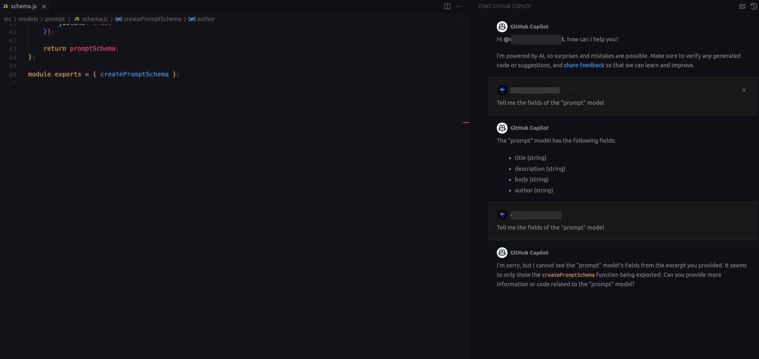 Copilot will take as context the open file, but only the lines visible in the viewport · Issue ...