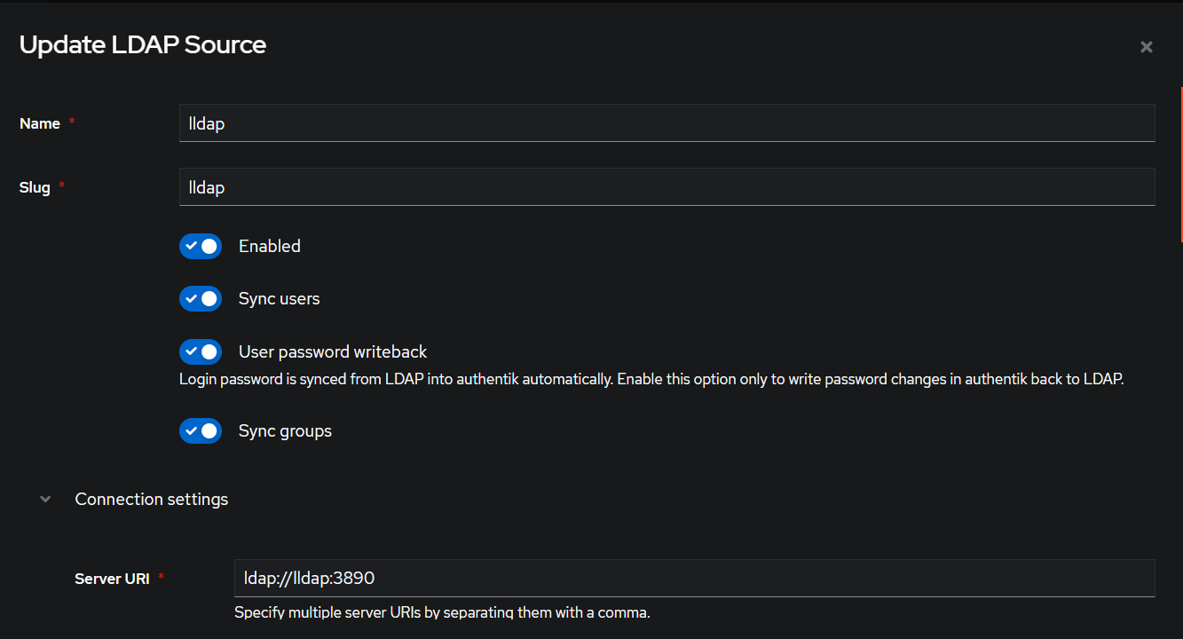 Authentik not syncing · Issue #437 · lldap/lldap · GitHub