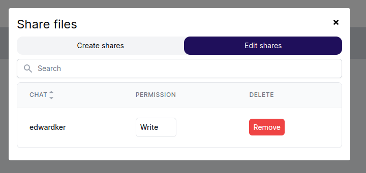 [Quantum] The remove button from share files dialog does not show it is clickable · Issue #463 ...