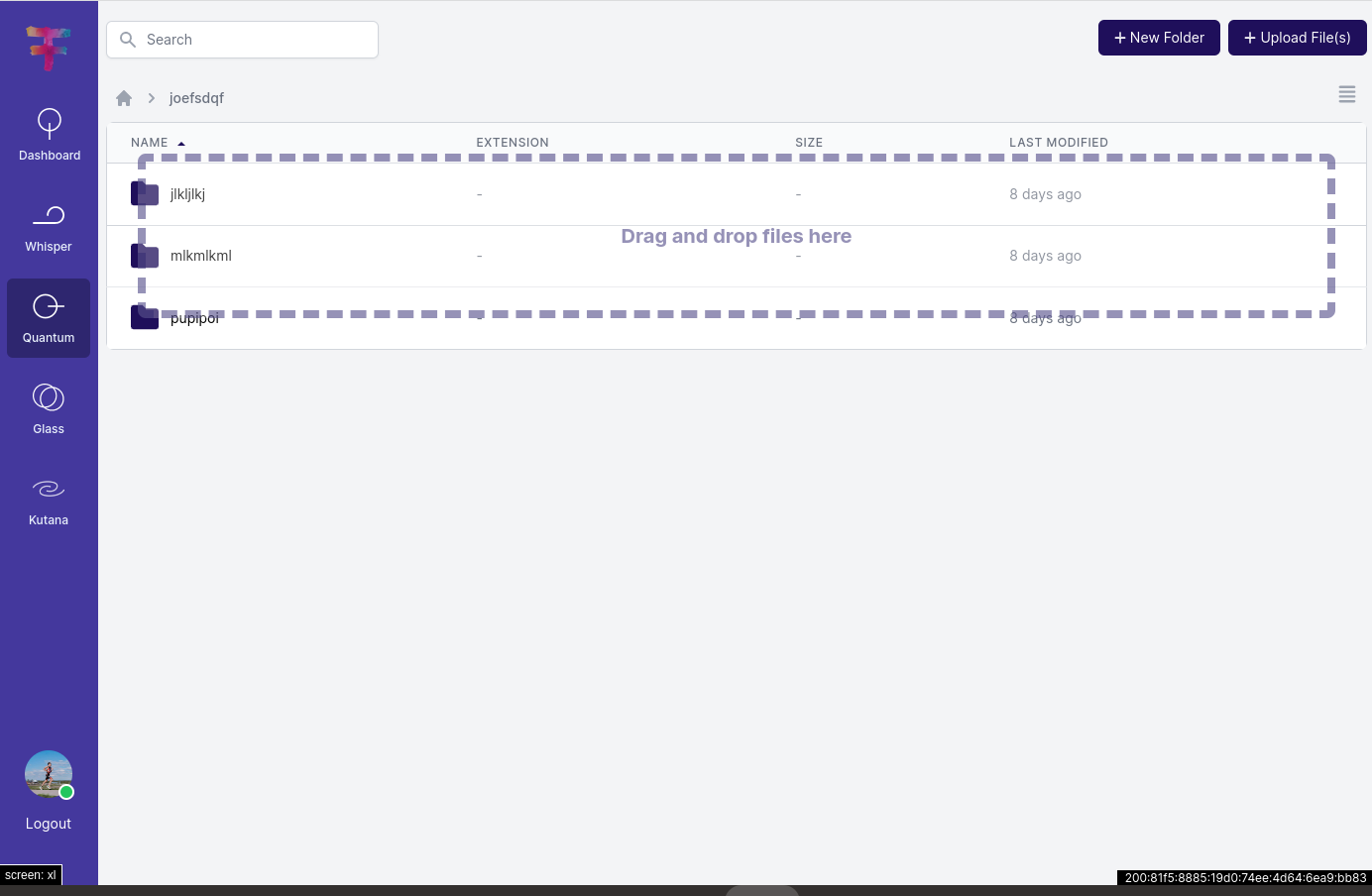 [QUANTUM] Make file drag & drop box full height · Issue #714 · threefoldtech/freeflow_twin_main ...