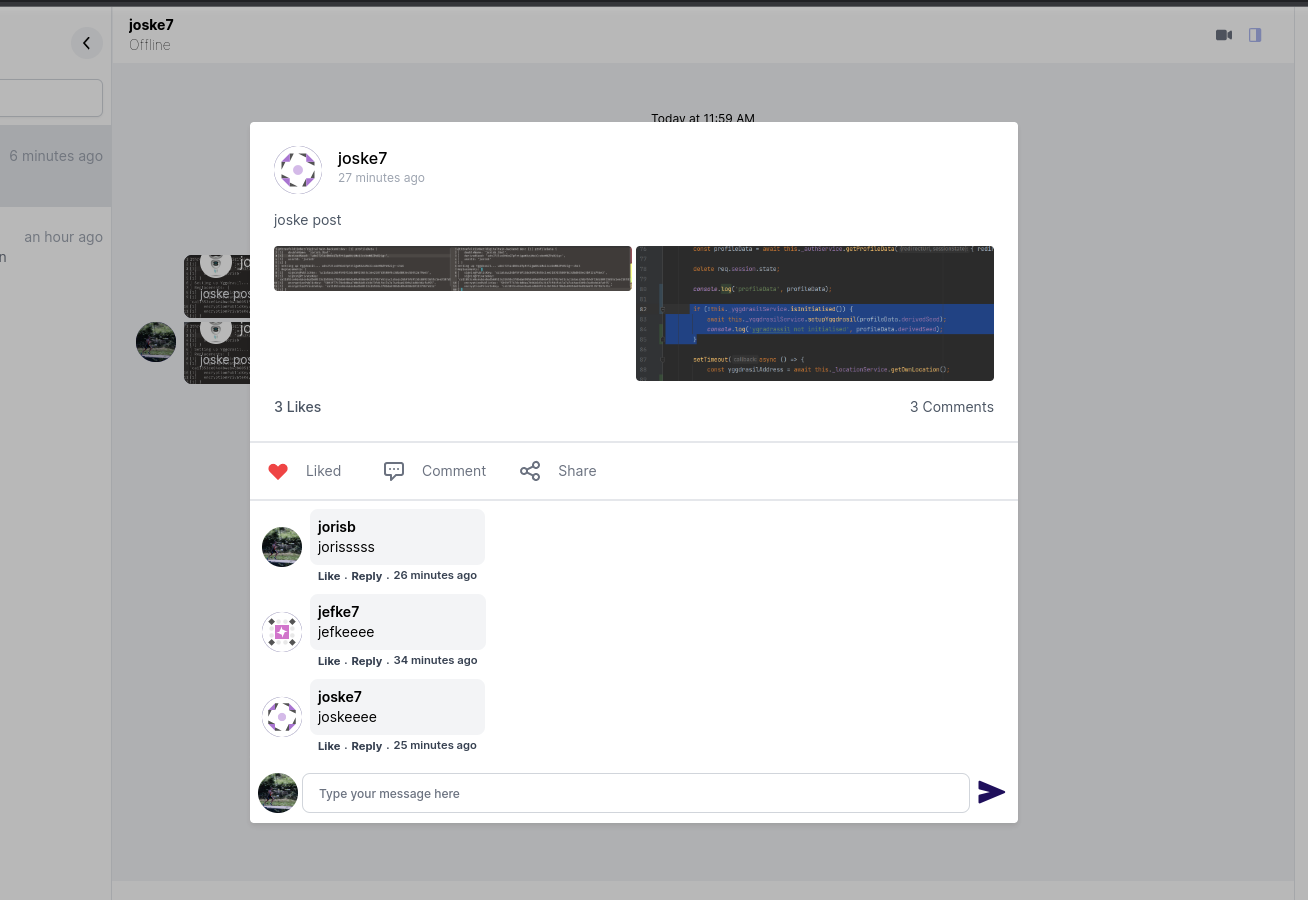 [WHISPER] Like/unlike shared post comments works but doesn't update in the dialog · Issue #797 ...