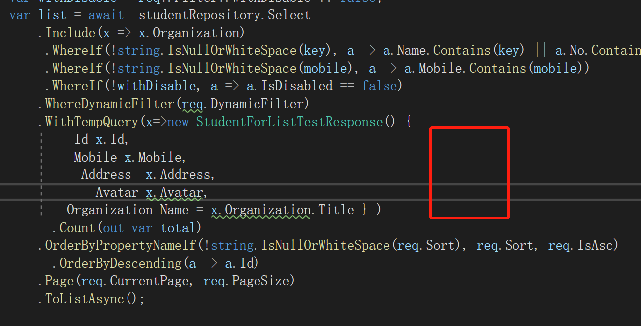 OrderByPropertyNameIf 根据dto的属性名称排序 · Issue #1394 · dotnetcore/FreeSql · GitHub