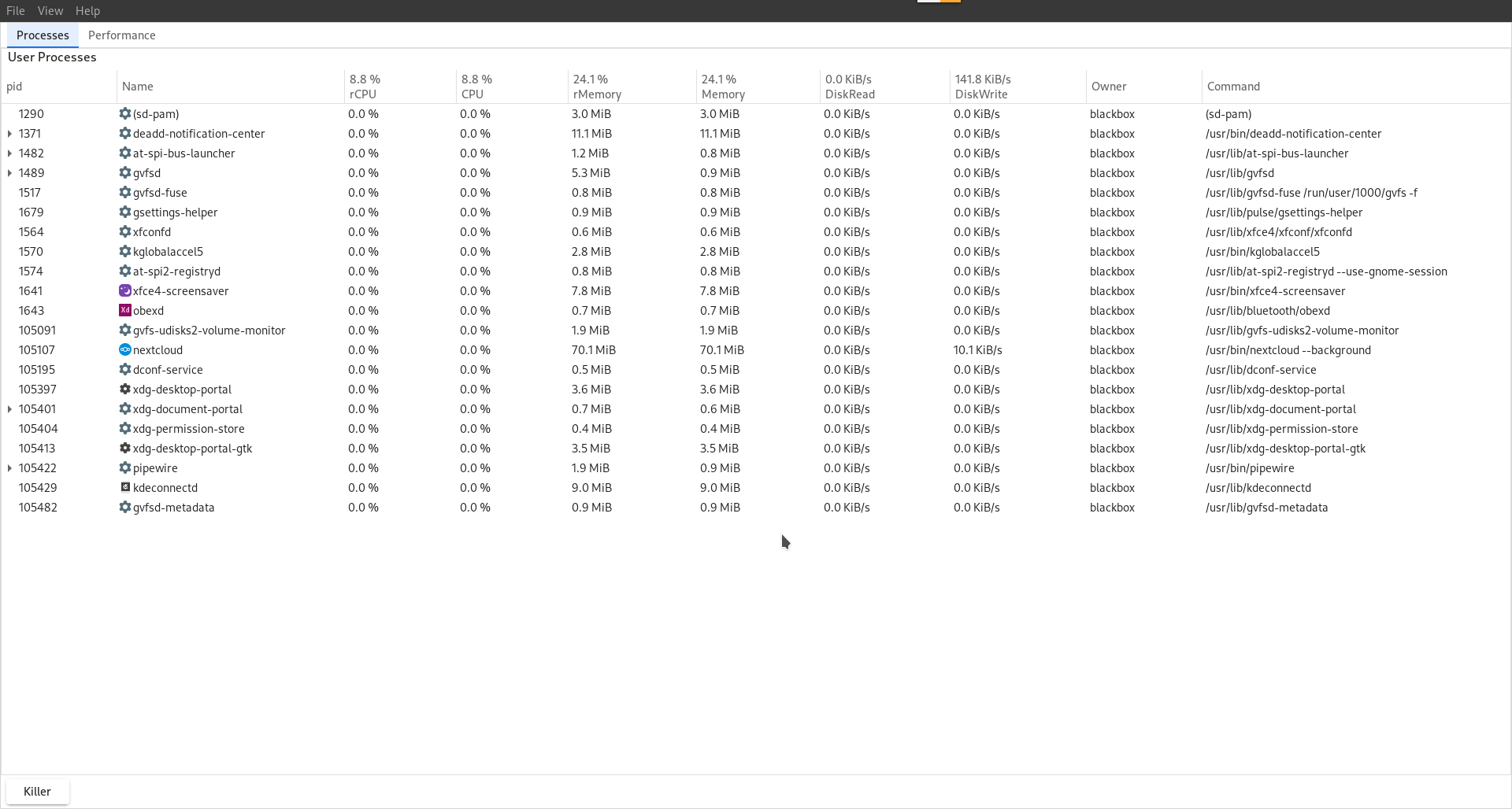 Processes missing from process tab · Issue #15 · KrispyCamel4u/SysMonTask · GitHub