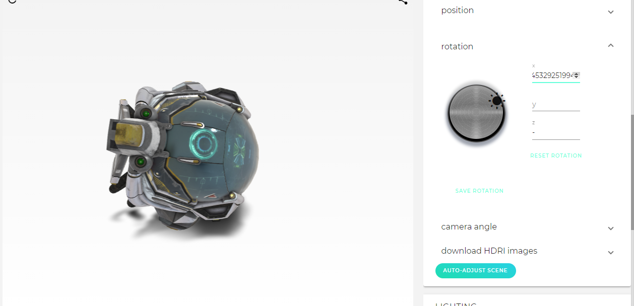 Rotate model on X axis · Issue #1724 · google/model-viewer · GitHub