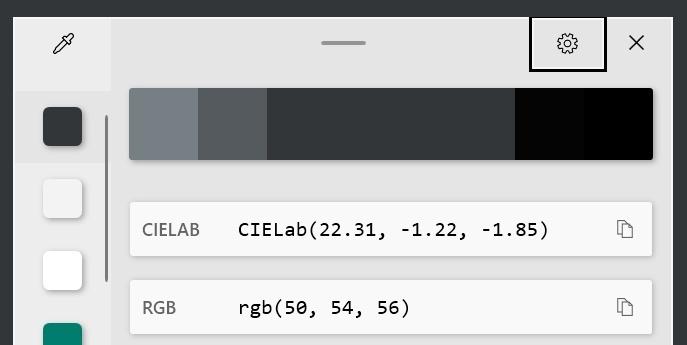 [Color Picker] Allow rounding to whole numbers for formats, example ...
