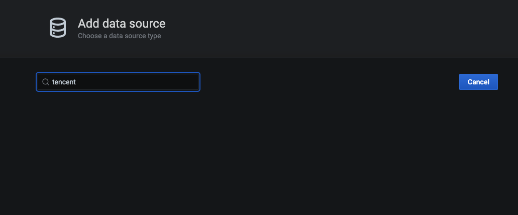 tencentcloud-monitor-app plugin's datasource not available in Grafana