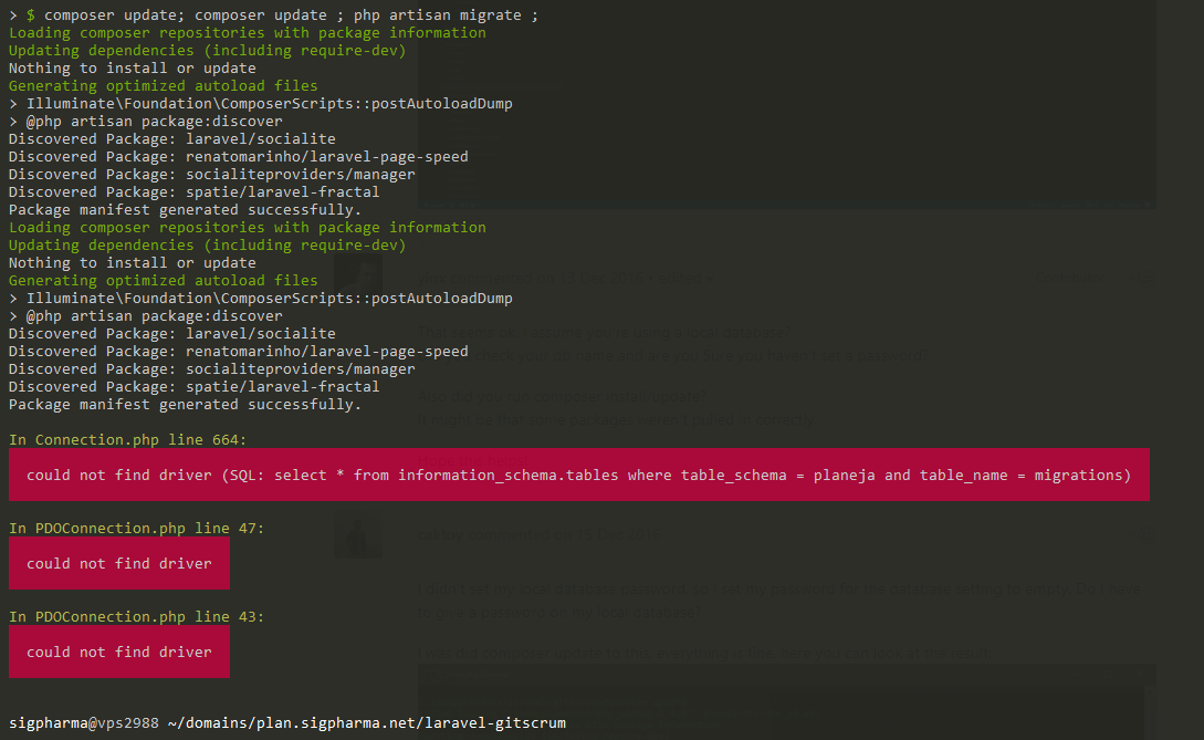 Problems running MIGRATE · Issue #301 · gitscrum-team/laravel-gitscrum · GitHub