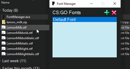 Cannot add Lemon Milk font · Issue #16 · WilliamRagstad/Font-Manager · GitHub