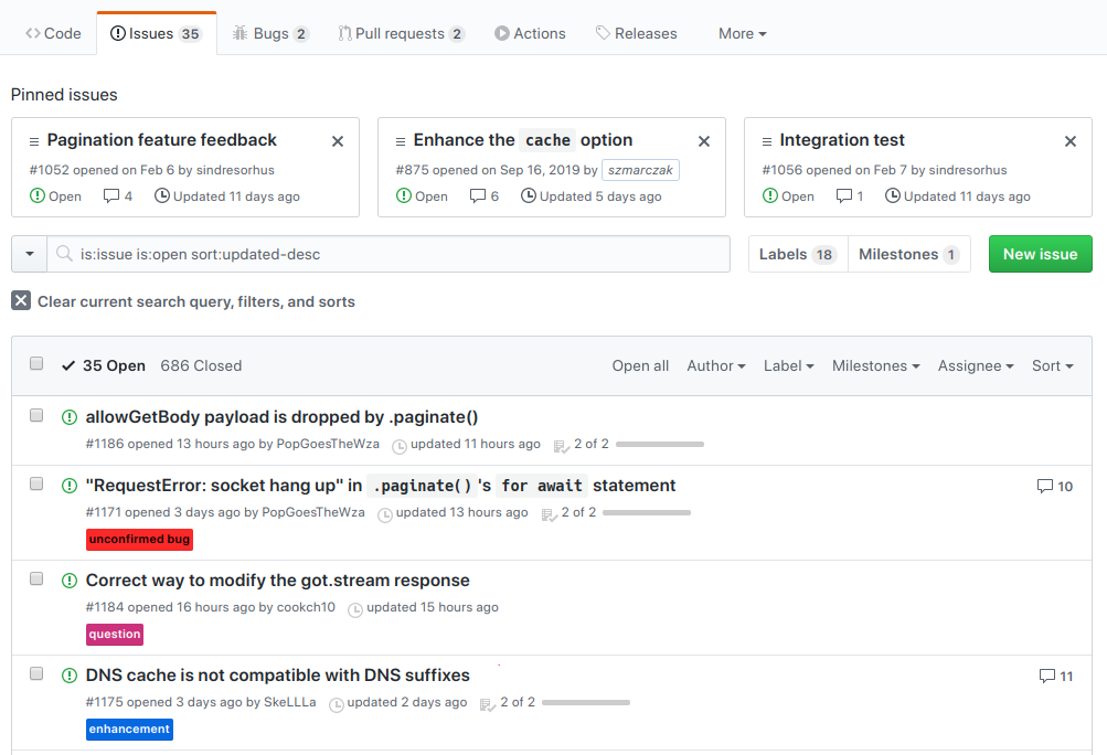 ENOTFOUND on got.post with docker cluster expose name · Issue #1183 · sindresorhus/got · GitHub