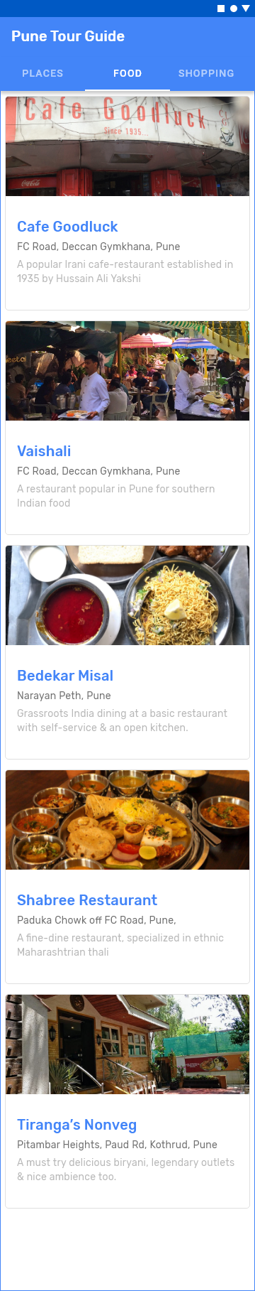 GitHub - nitinbobade/PuneTourGuide: Udacity Android Basics Nanodegree Project No. 5: Tour Guide App