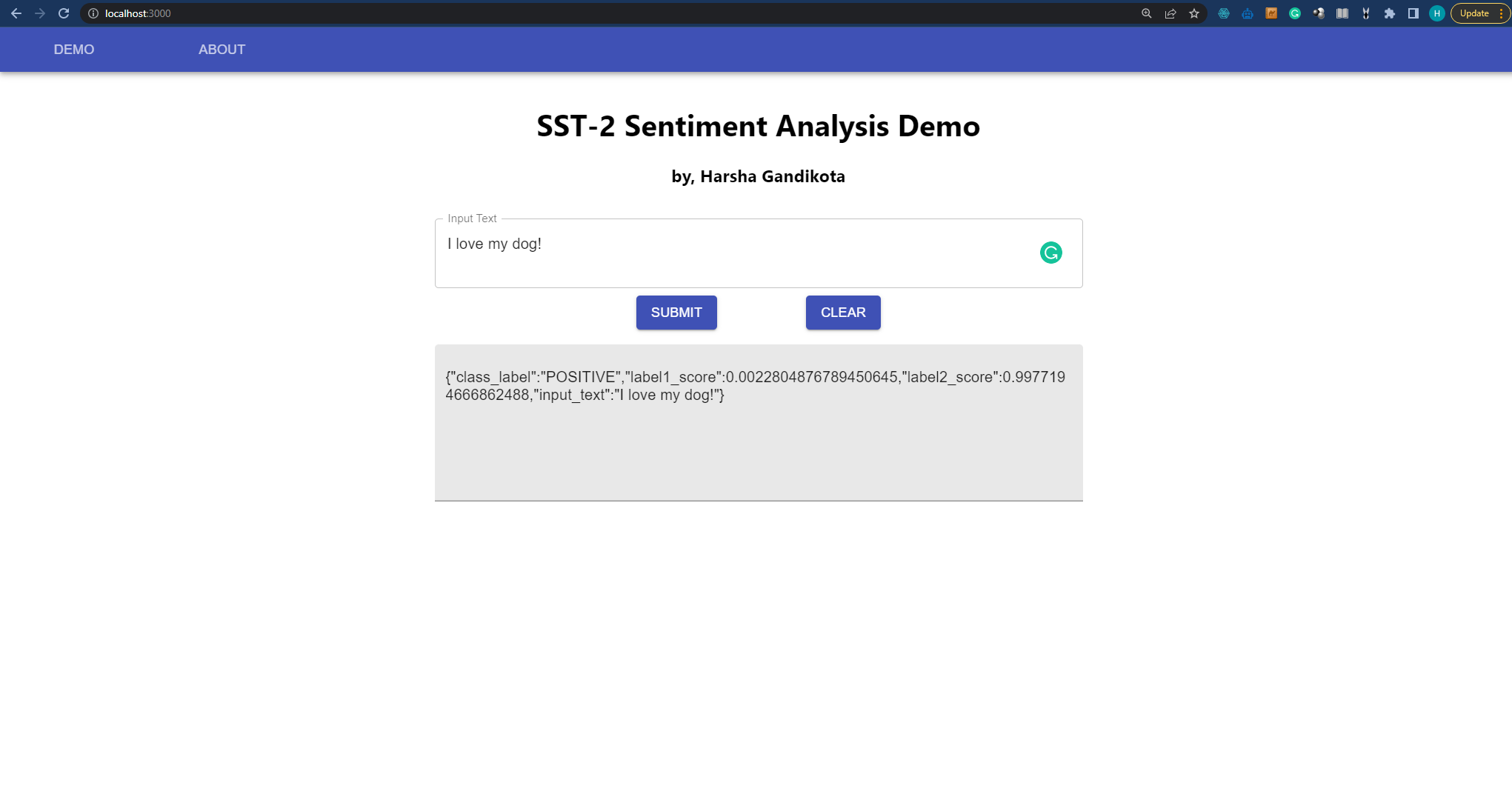 GitHub - Harsha-G/SST-2-Full-Stack-Web-App