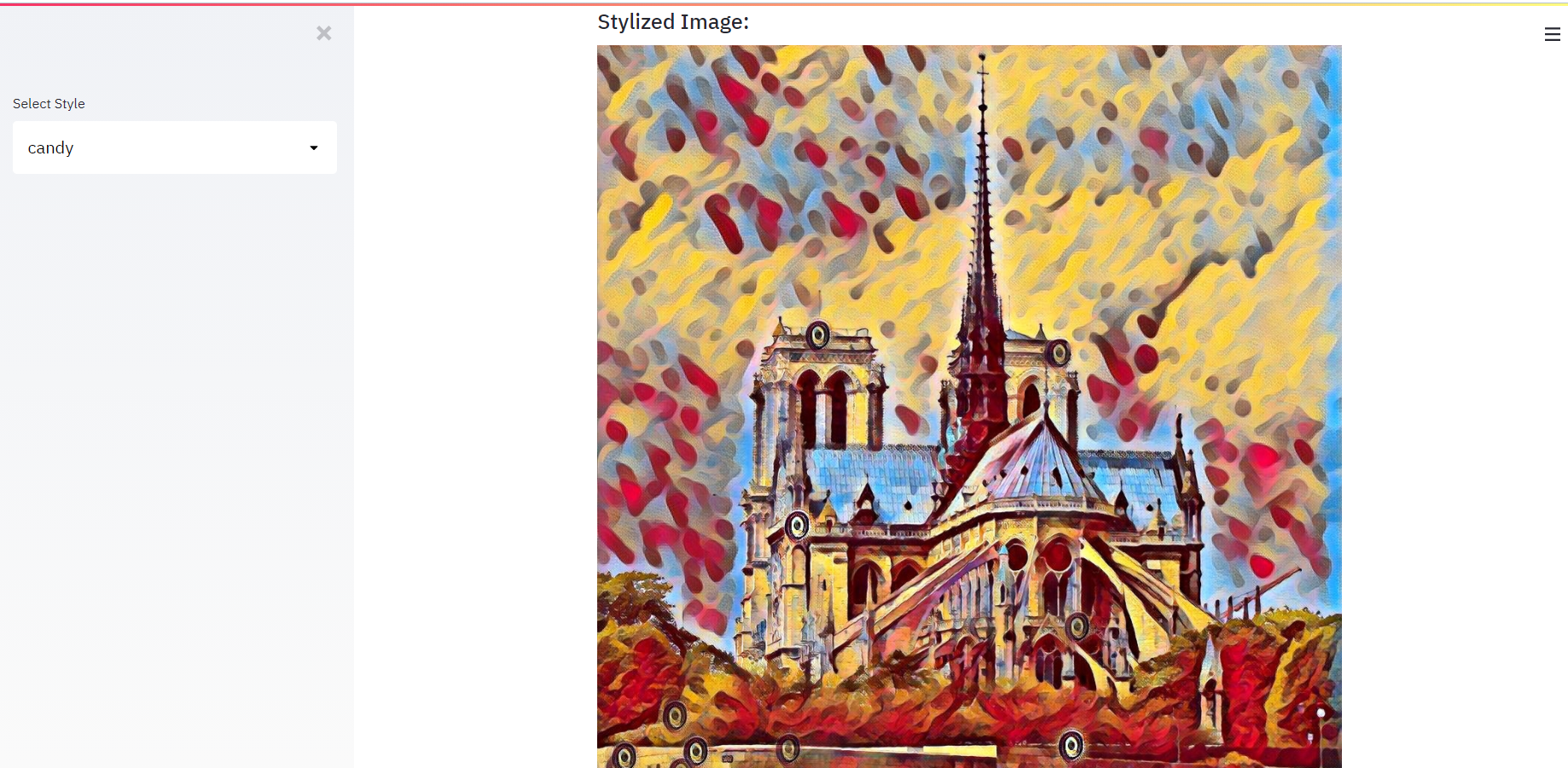 GitHub - Ankan1998/Stylize: Webapp for Style Transfer made with Pytorch and Streamlit Library