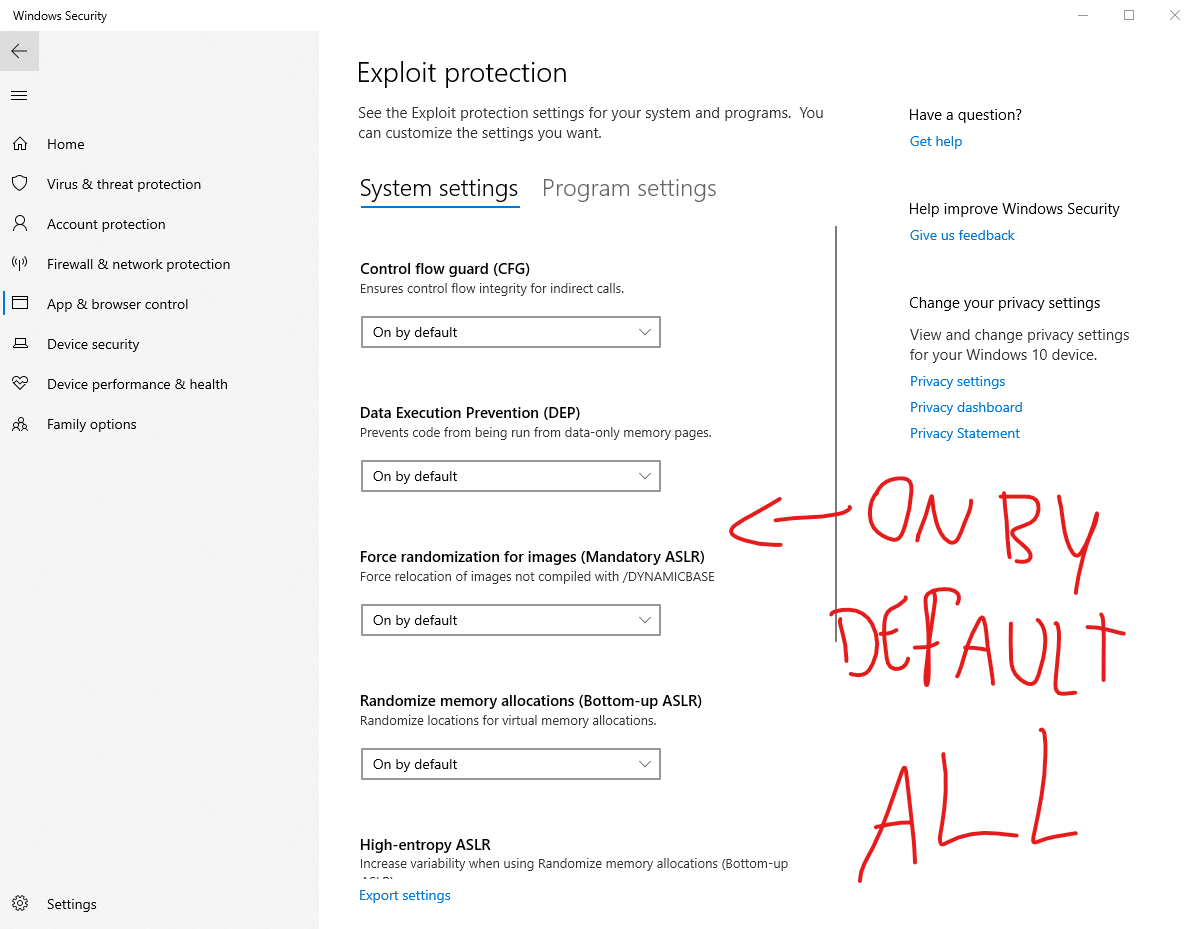 Cannot Export to REG (After Applying Exploit Protection Settings) · Issue #37 · Fleex255 ...