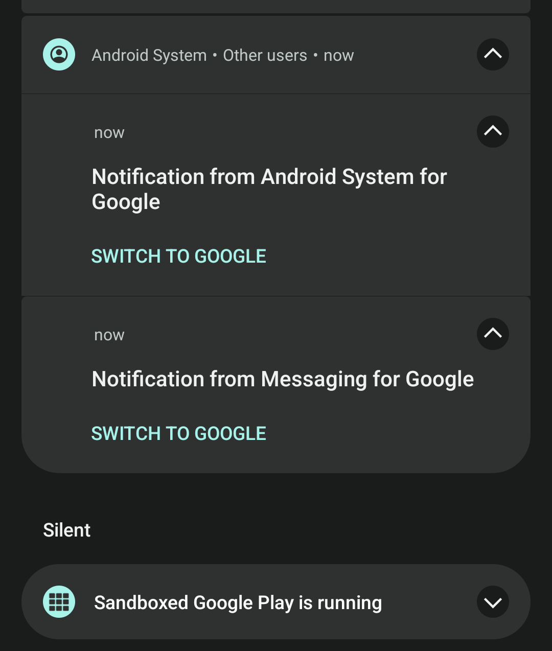 Notification forwarding unexpected behavior when receiving a notification during profile ...
