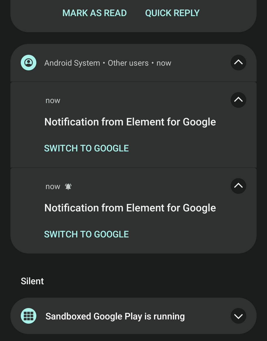 Notification forwarding bug when receiving a notification during profile switching · Issue #1318 ...