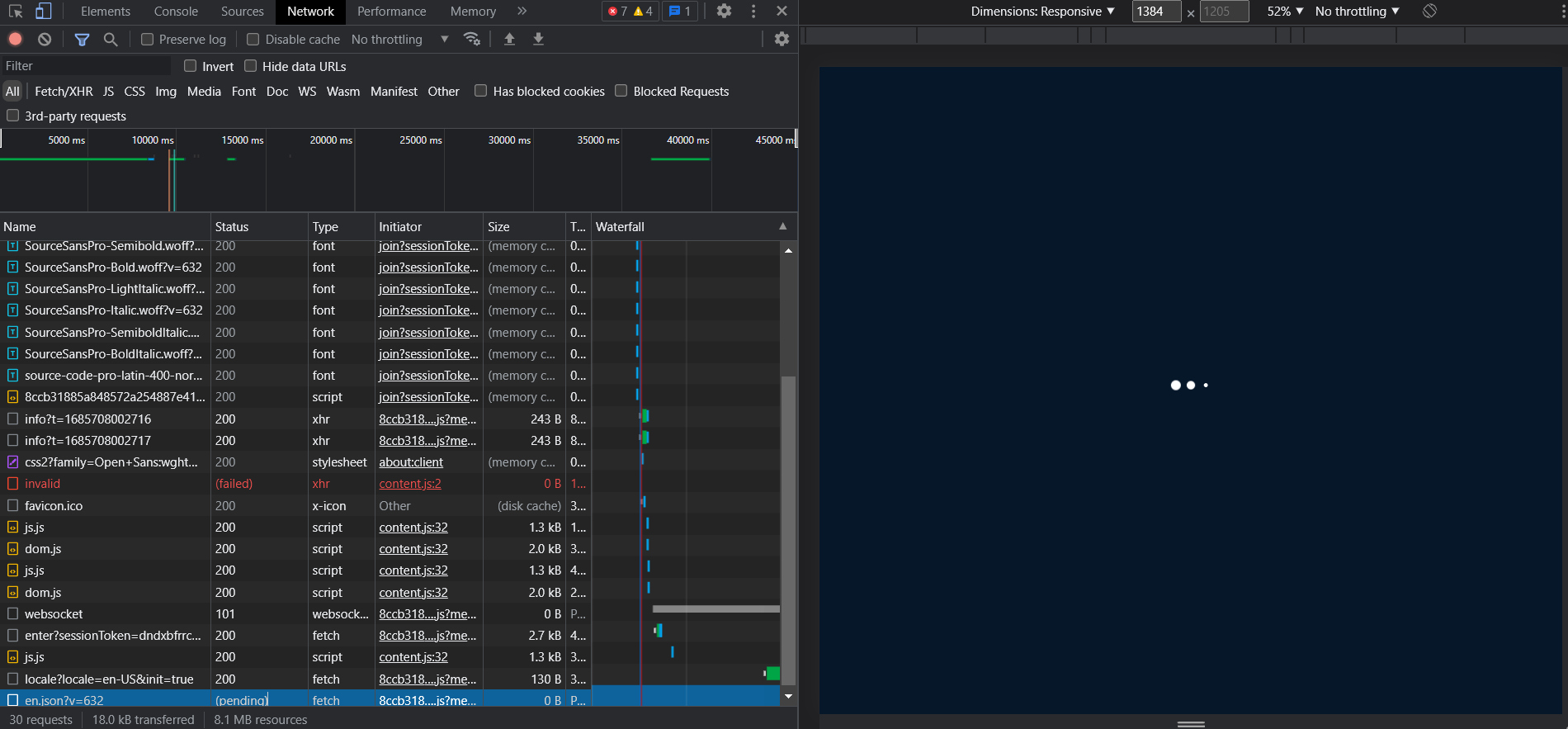 Get stuck in three dots intro loading page in some situations · Issue #18061 · bigbluebutton ...