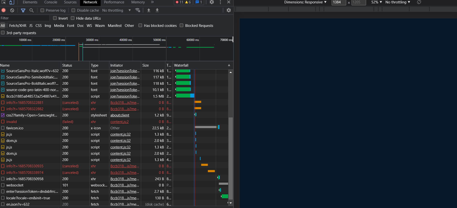 Get stuck in three dots intro loading page in some situations · Issue #18061 · bigbluebutton ...