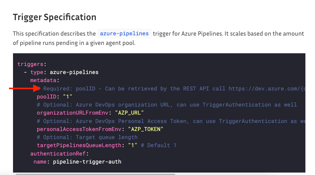 Improve docs for Azure Pipelines scaler · Issue #596 · kedacore/keda-docs · GitHub