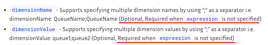 dimensionName field of ScaledObject is documented as optional but seems to be required · Issue ...