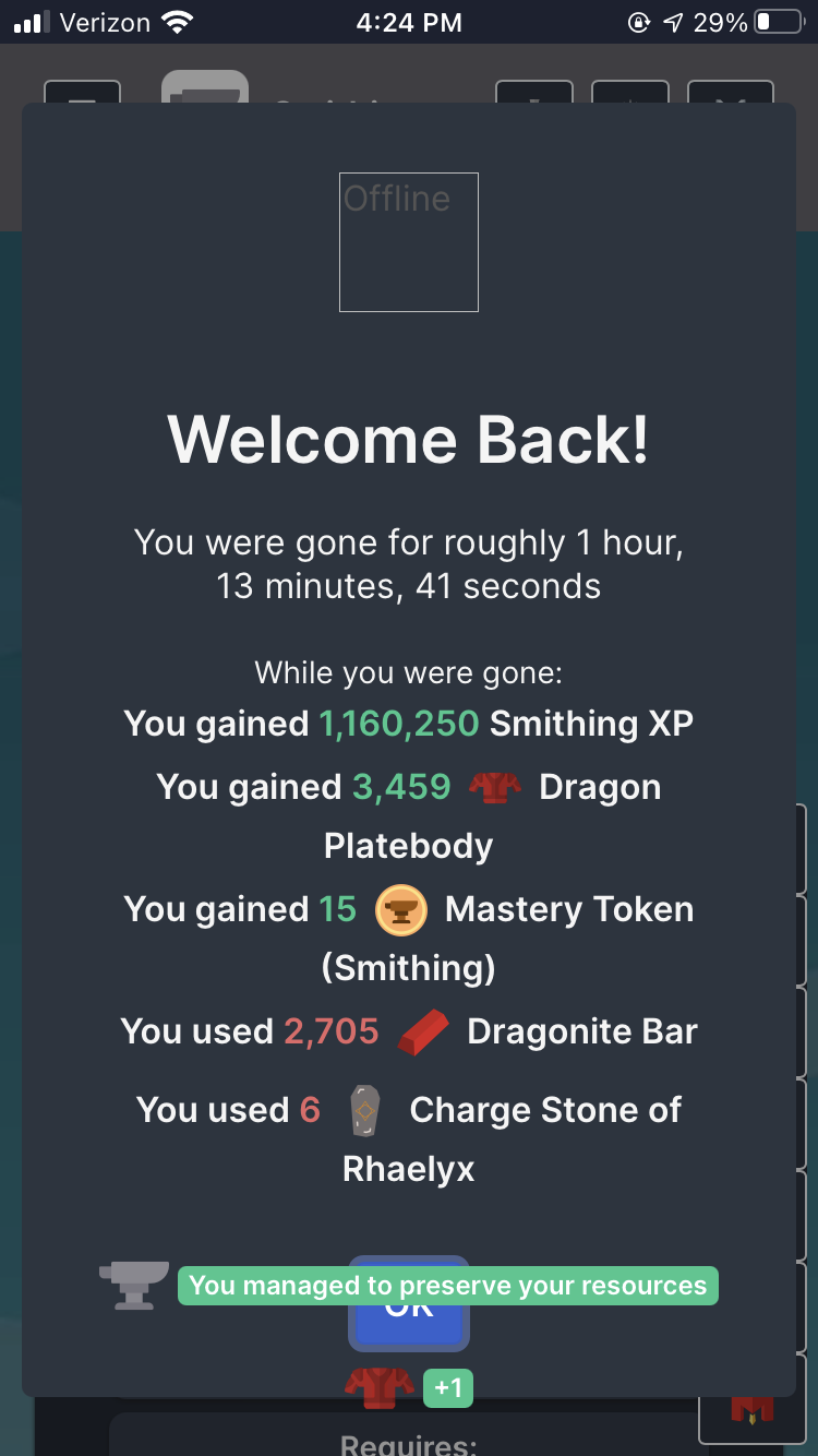 [Bug]: Missing image in offline progress notification · Issue #2129 · MelvorIdle/melvoridle ...