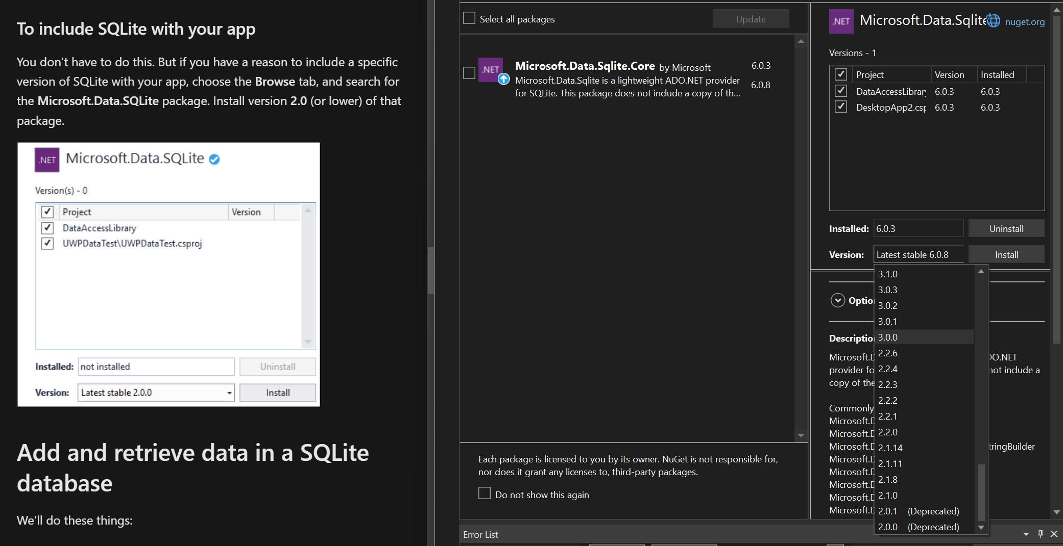 References To Depreciated Packages · Issue 3997 · Microsoftdocswindows Dev Docs · Github 6829