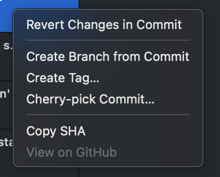 Allow creating a branch from any branch in the branches list · Issue ...