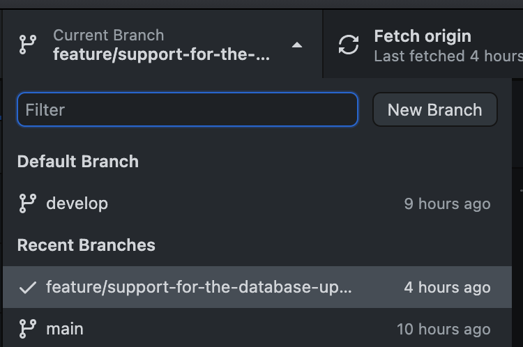 Allow Creating A Branch From Any Branch In The Branches List · Issue 12459 · Desktopdesktop 0202