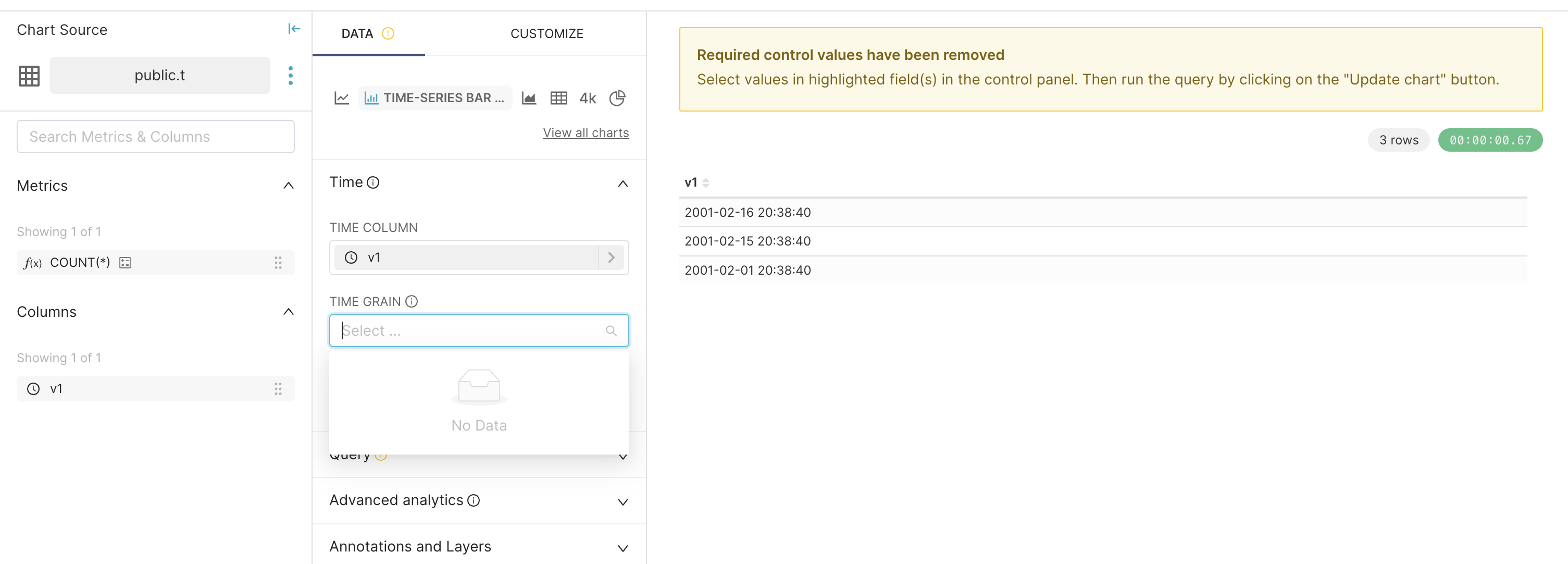 Time Grain Is Empty When Temporal Column Is Selected · Issue 22033 · Apache Superset · Github
