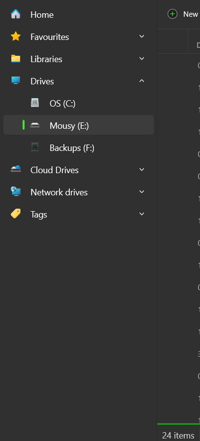 Feature Reorder sidebar sections · Issue #13440 · files-community/Files · GitHub