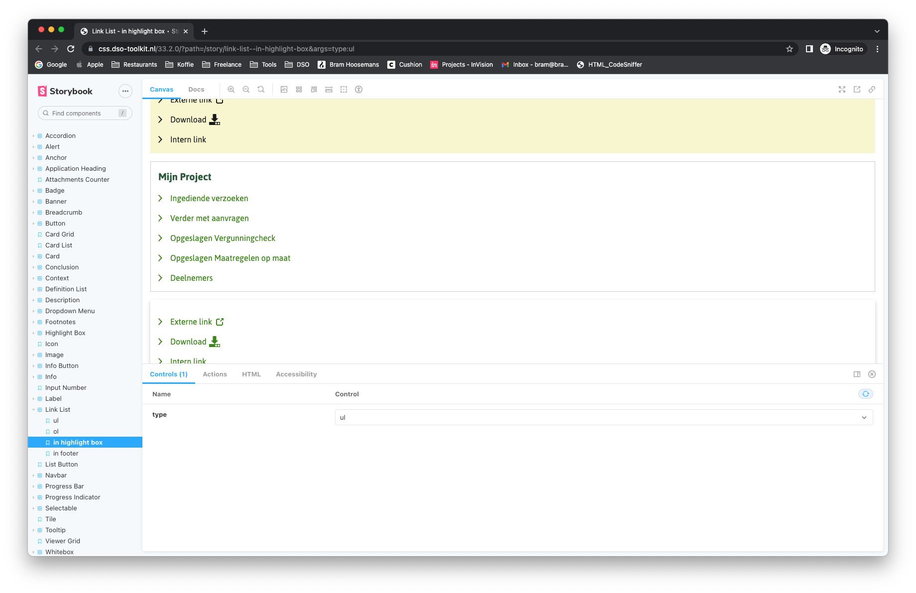 Navigation block - Link list in Highlightbox · Issue #1454 · dso-toolkit/dso-toolkit · GitHub