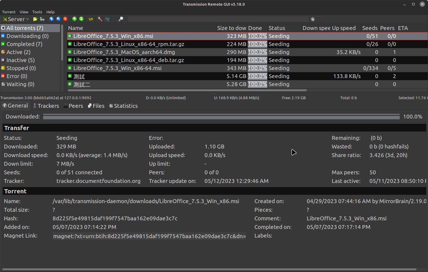 Broken Chinese(or maybe even CJK) character display on the torrent/job name · Issue #1457 ...