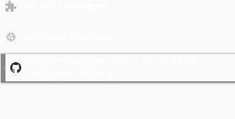 auto theme font color · Issue #404 · mbnuqw/sidebery · GitHub