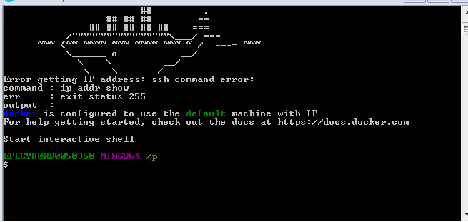 Docker Quickstart Fails To Start Upon Initial Installation · Issue 727