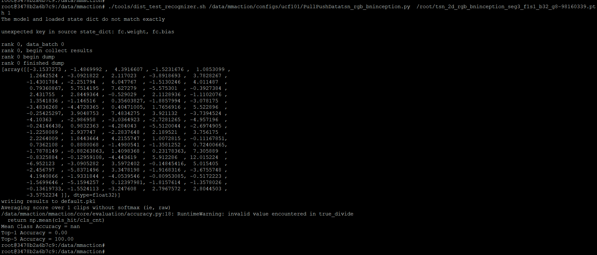 Feature extraction · Issue #152 · open-mmlab/mmaction · GitHub