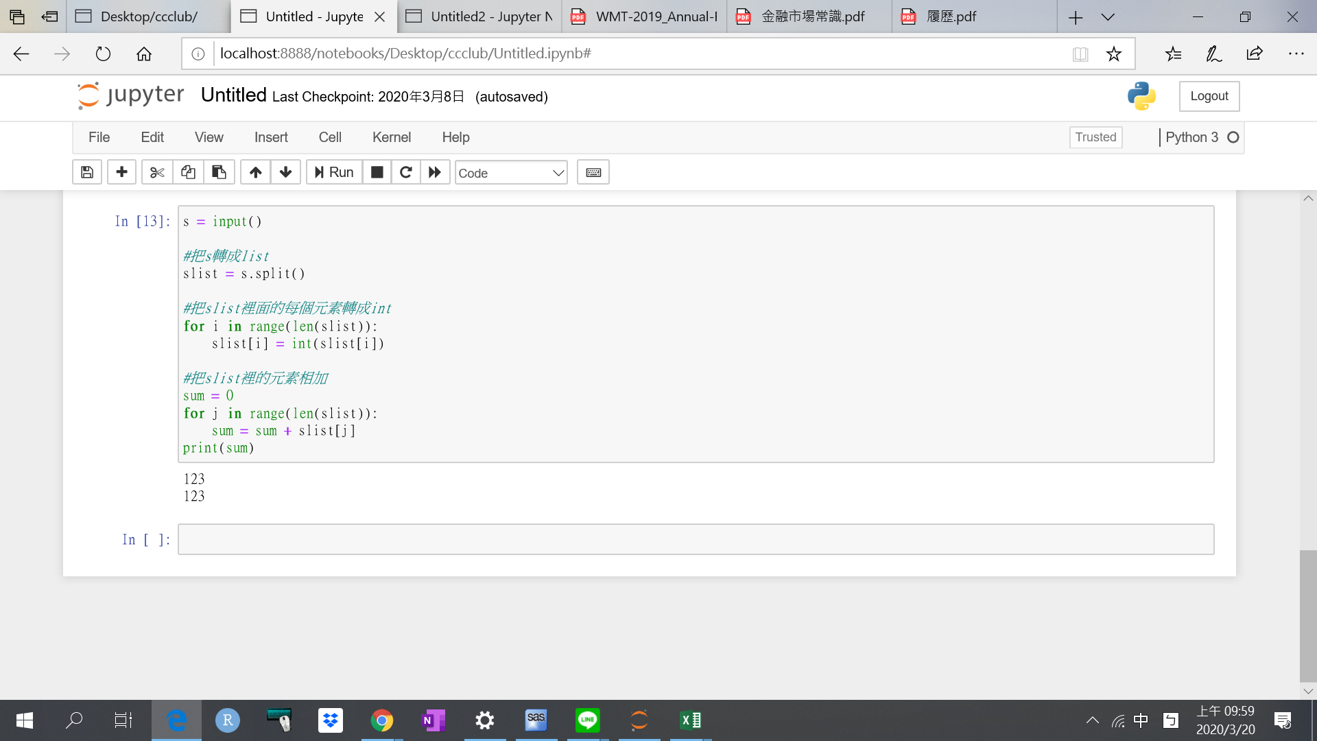 [General] 6-4：數字和 · Issue #48 · coding-coworking-club/python-2020-spring · GitHub