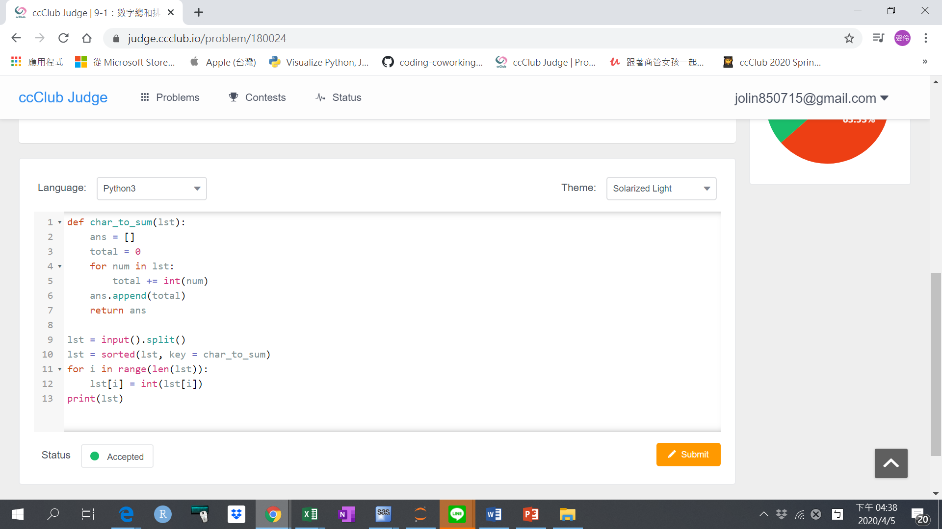 [General] 9-1：數字總和排序 · Issue #214 · coding-coworking-club/python-2020-spring · GitHub