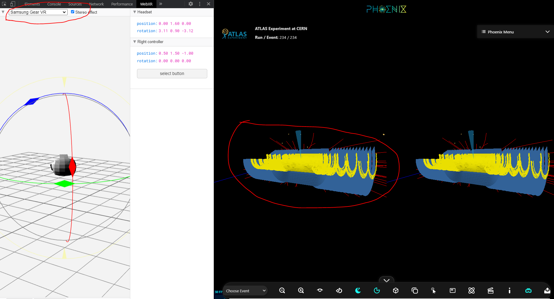 Issues with Phoenix in VR · Issue #151 · HSF/phoenix · GitHub