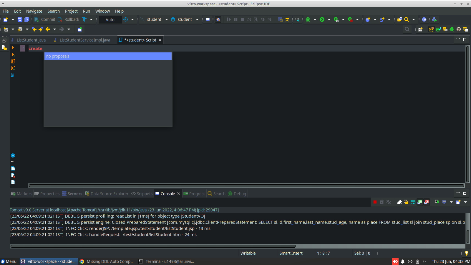 Missing DDL Auto Completion in Ecplise editor · Issue #16866 · dbeaver ...