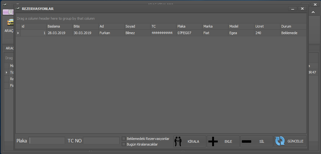 GitHub - ReberSincar/Arac-Kiralama-Bilgi-Yonetim-Sistemi: C# Form ile geliştirilmiş DevExpress ...