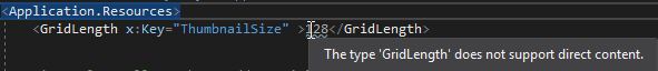 The type GridLength does not support direct content · Issue #4212 ...