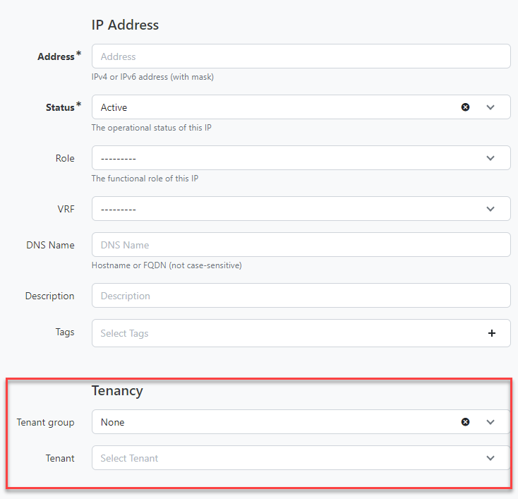 Adding Tenant's ASN selection to an IP address and Circuit · Issue #9159 · netbox-community ...