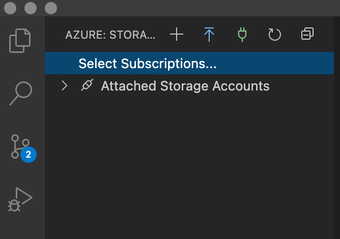Can't select subscriptions · Issue #891 · microsoft/vscode-azurestorage · GitHub