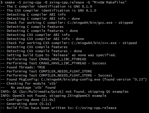 Building · Issue 547 · Zxing Cpp Zxing Cpp · Github
