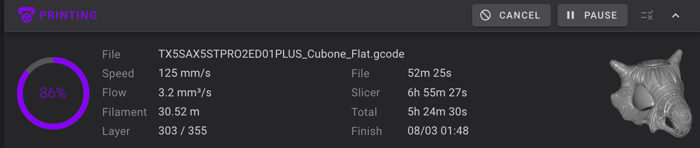 Finish date-time in the PRINTING section does not respect the configured date format · Issue ...