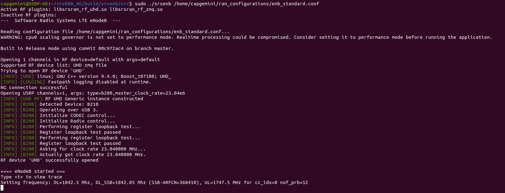 [5G SA] Can't connect UE to ENB and Core with two USRP b210 · Issue ...