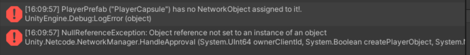 Bug regarding GameObjects / NetworkManager · Issue #1820 · Unity ...