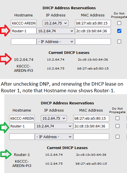 DHCP reservations not being honored · Issue #405 · aredn/aredn · GitHub