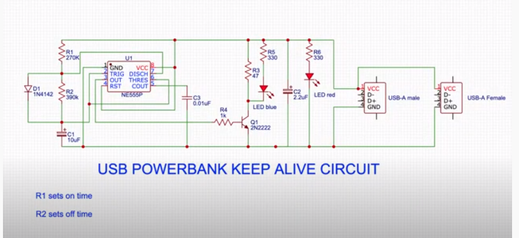 GitHub - jameszah/usb-powerbank-keepalive: Keep a USB powerbank from ...