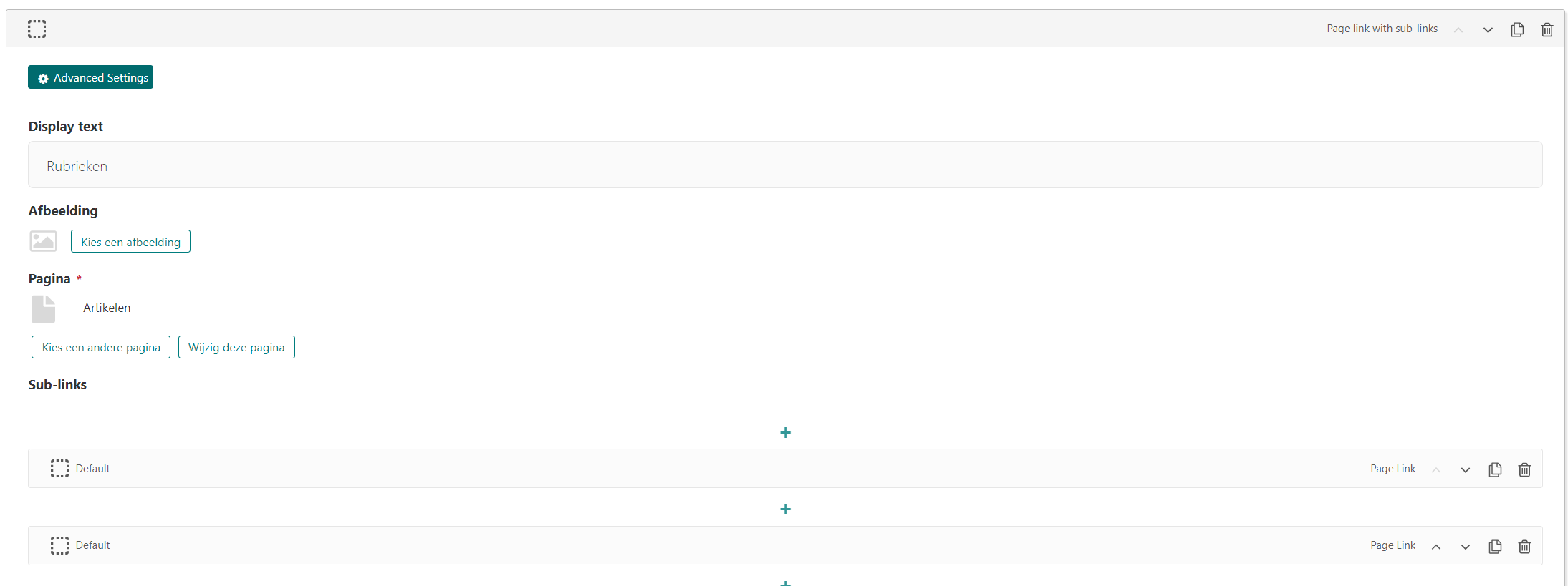 Error When Creating Page Link With Sub Links In Navbar · Issue 533 · Coderedcorpcoderedcms